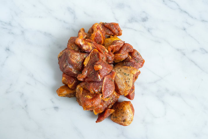 Diced Minted Lamb 1kg – Frustrated Farmer